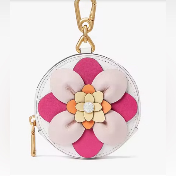 kate spade | Bags | Kate Spade Flowers And Showers Flower Coin Purse ...